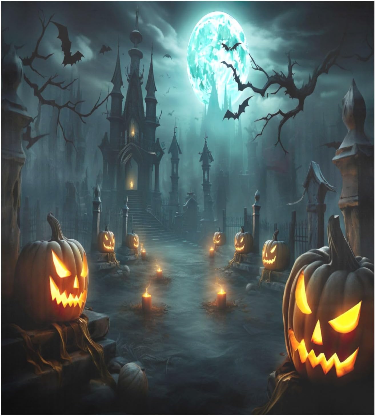 Halloween Castle Dishwasher Magnet Covers for The Front Magnetic ...