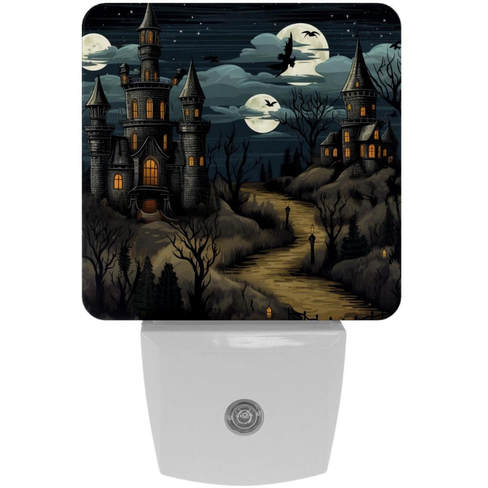 Halloween Castle Enhance Your Space with LED Square Night Lights ...