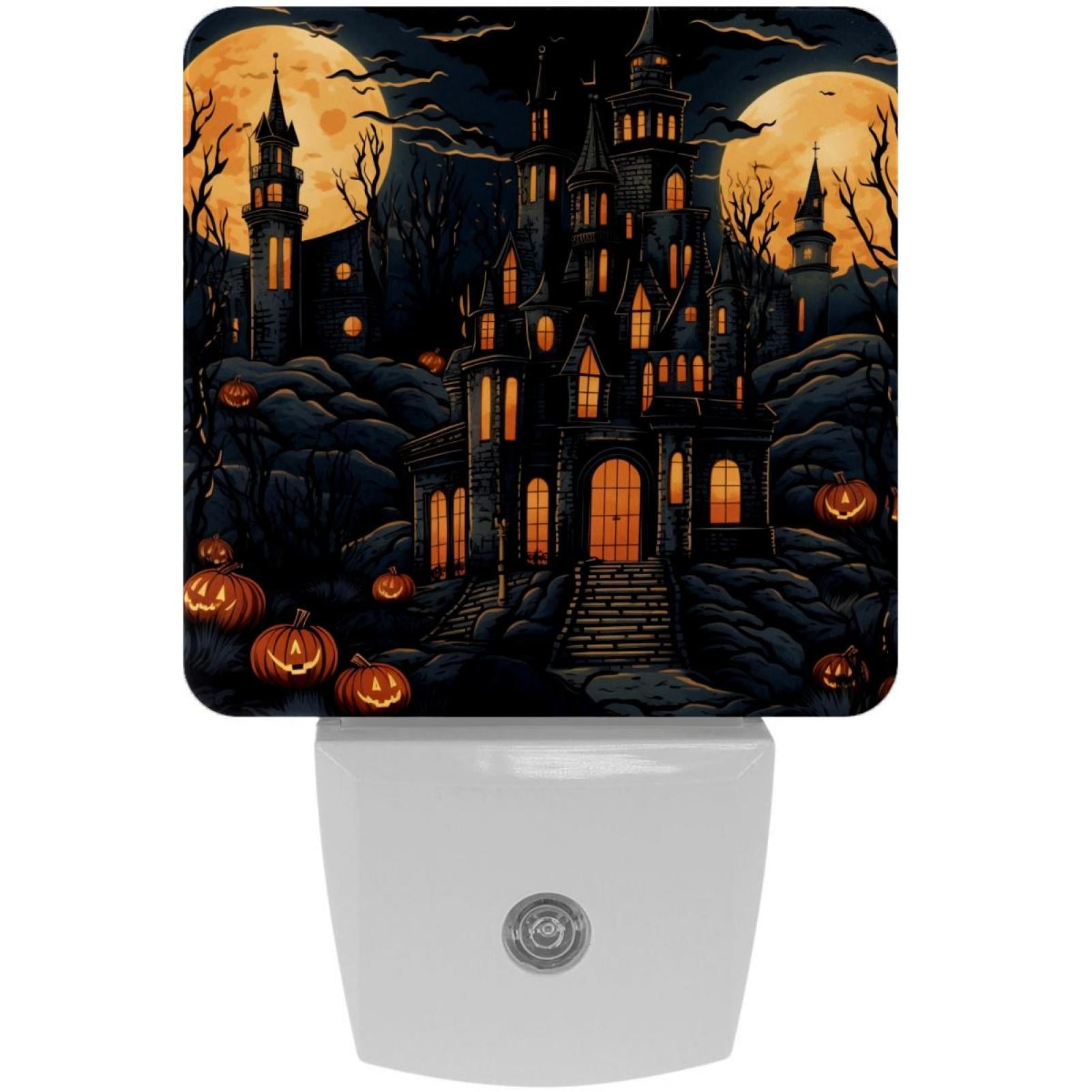 Halloween Castle Enhance Your Space with LED Square Night Lights ...