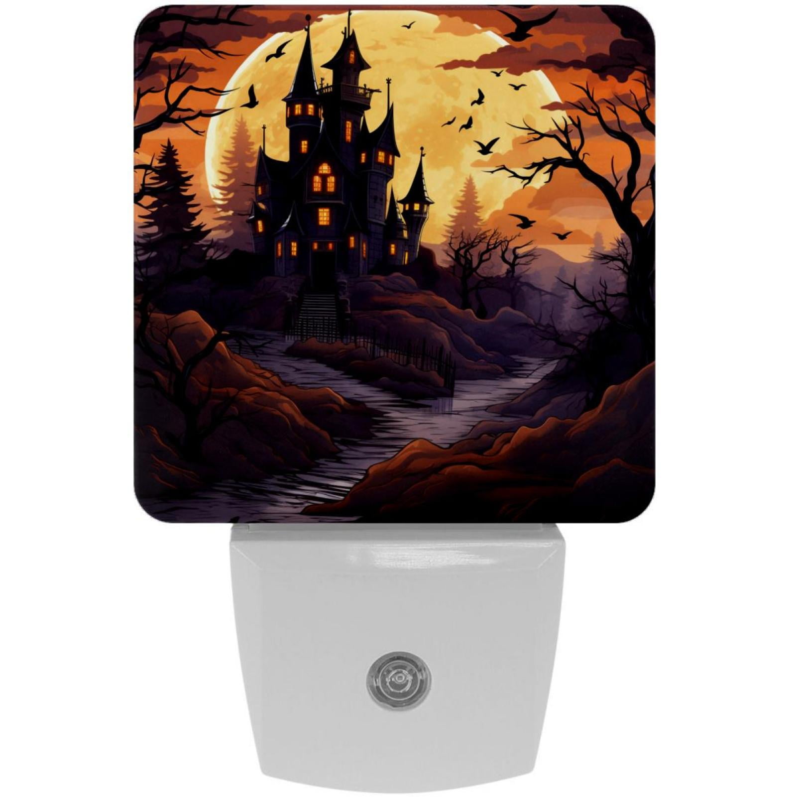 Halloween Castle Enhance Your Space with LED Square Night Lights ...