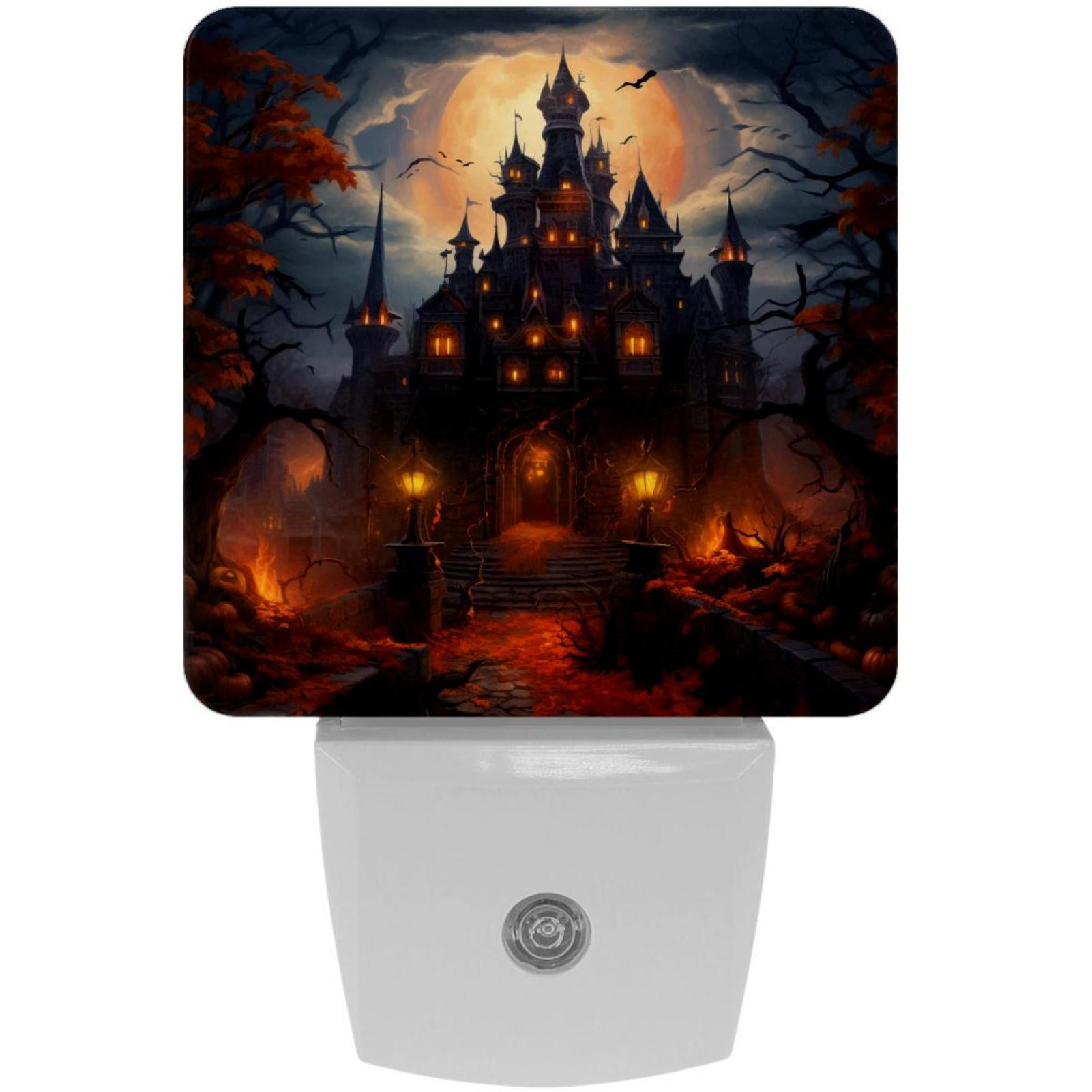 Halloween Castle LED Square Night Lights: Compact and Energy-Efficient ...