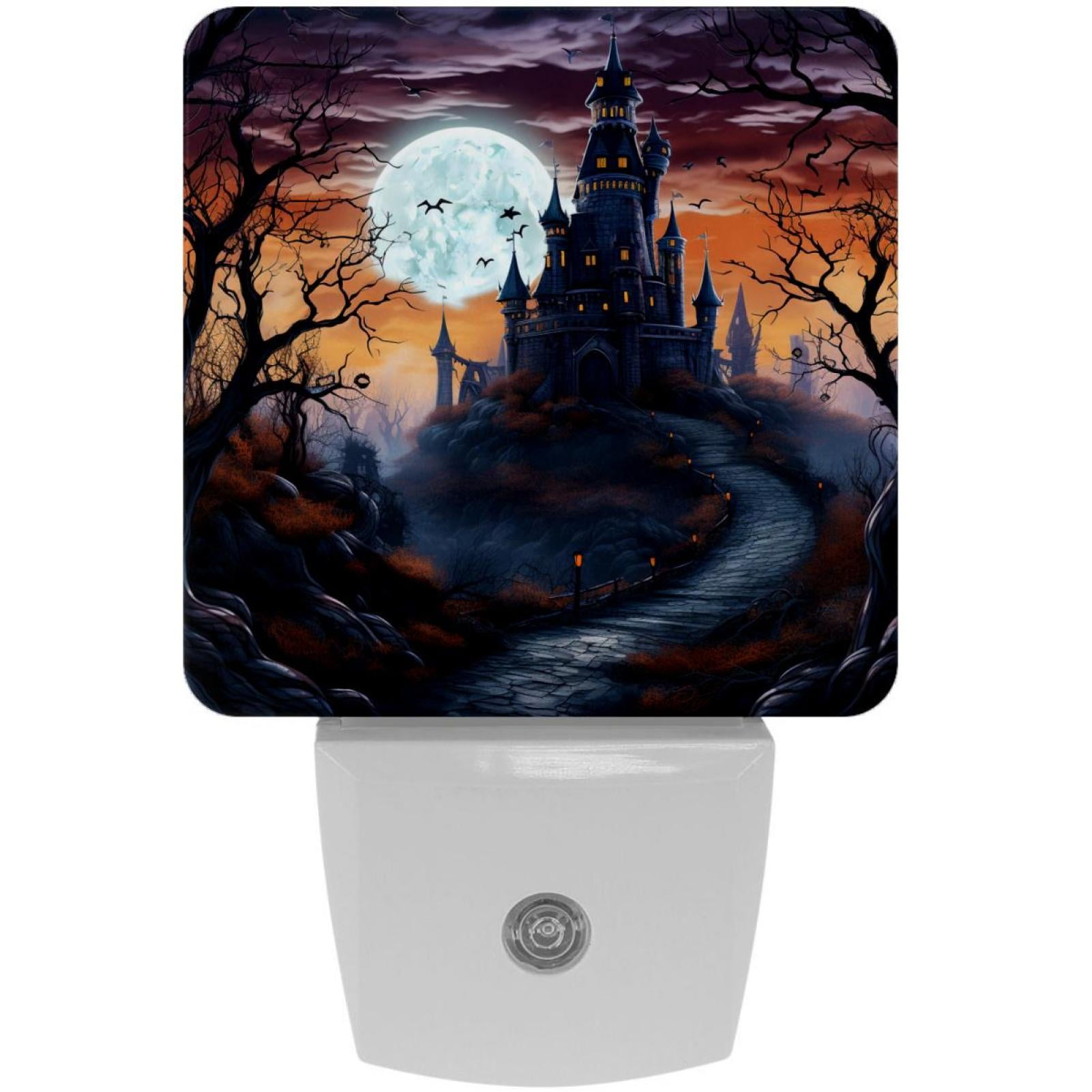 Halloween Castle LED Square Night Lights: Compact and Energy-Efficient ...