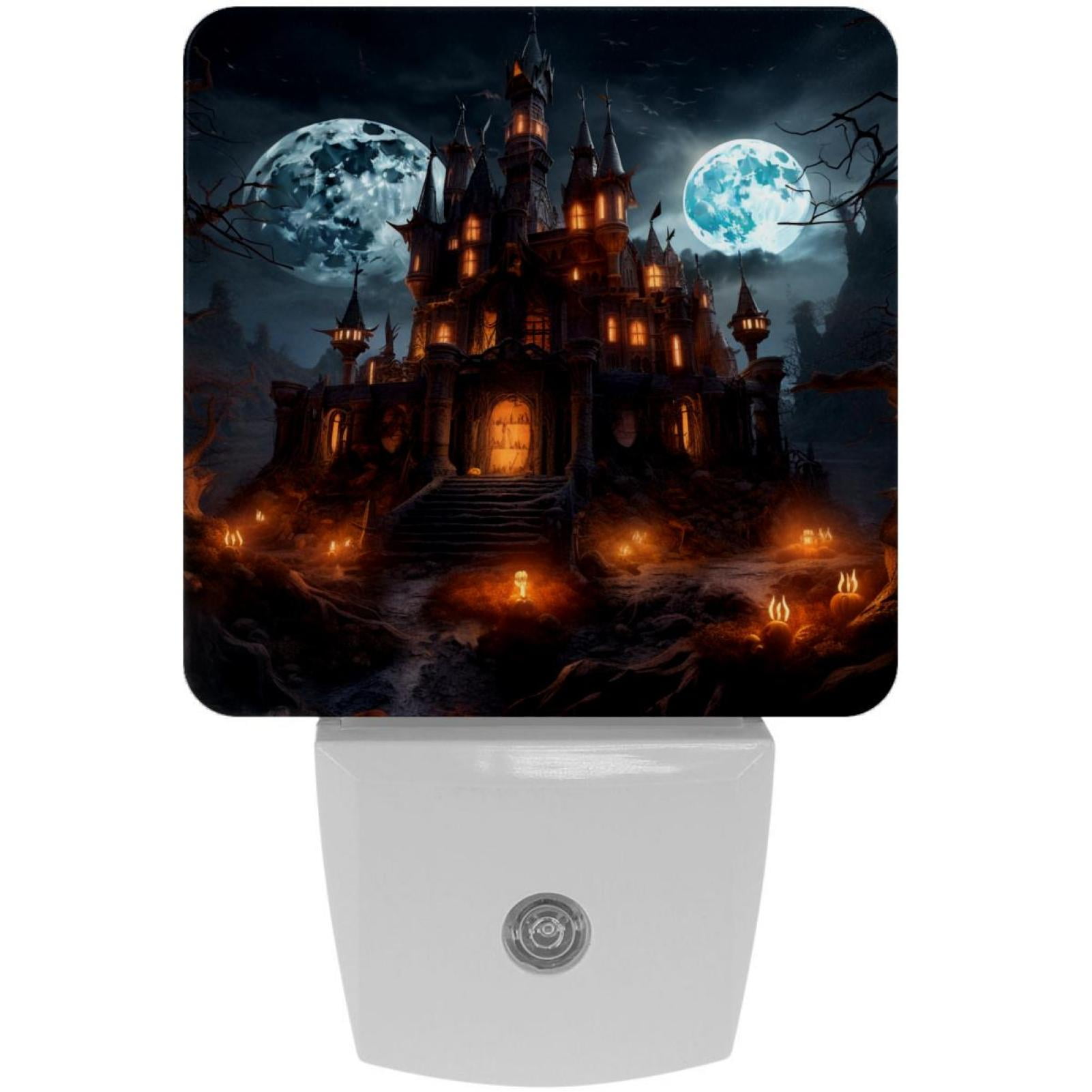 Halloween Castle LED Square Night Lights: Compact and Energy-Efficient ...
