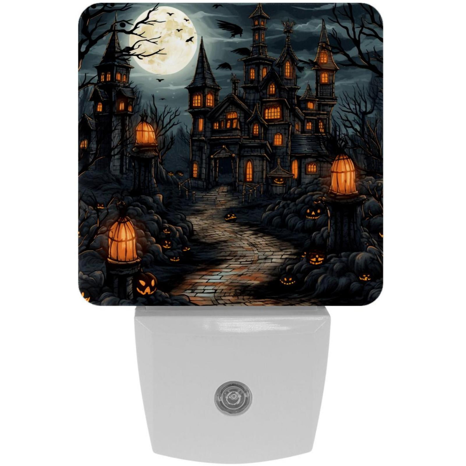 Halloween Castle LED Square Night Lights - Energy Efficient and ...