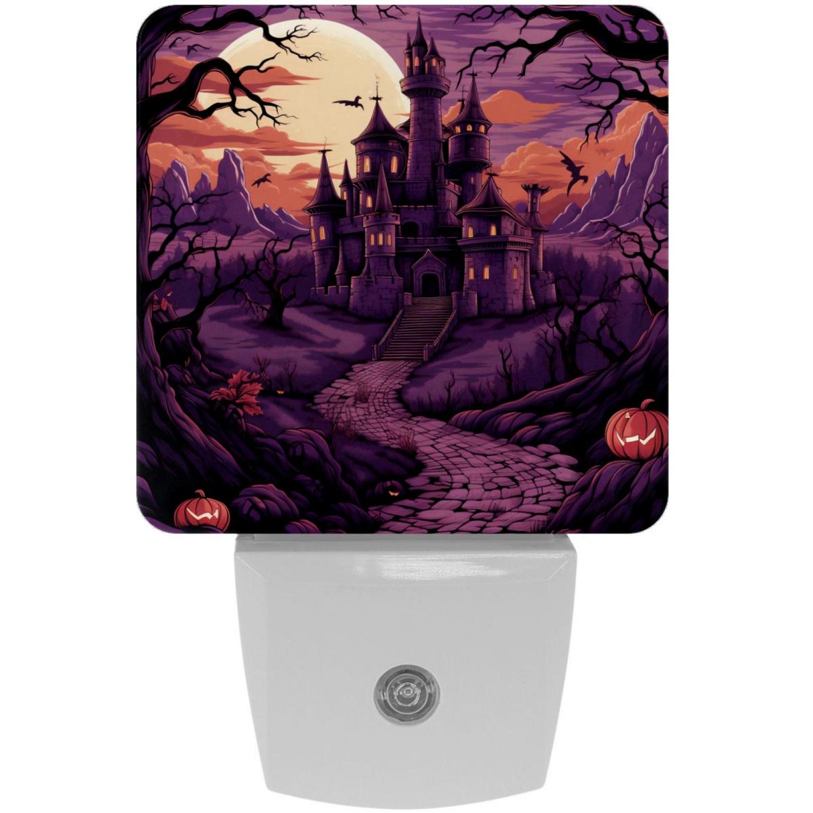 Halloween Castle LED Square Night Lights - Energy Efficient and Stylish ...