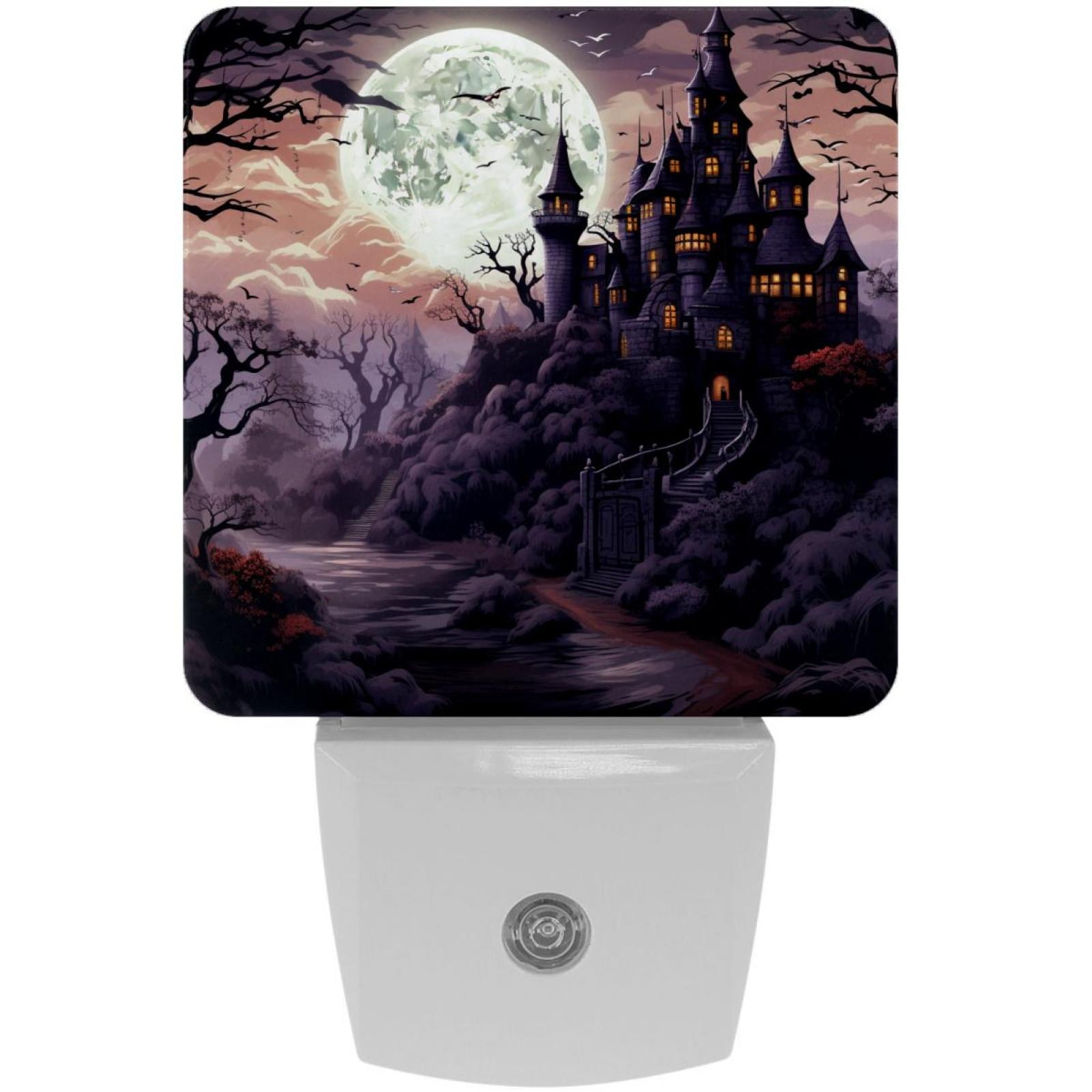 Halloween Castle LED Square Night Lights- Energy Efficient and Stylish ...