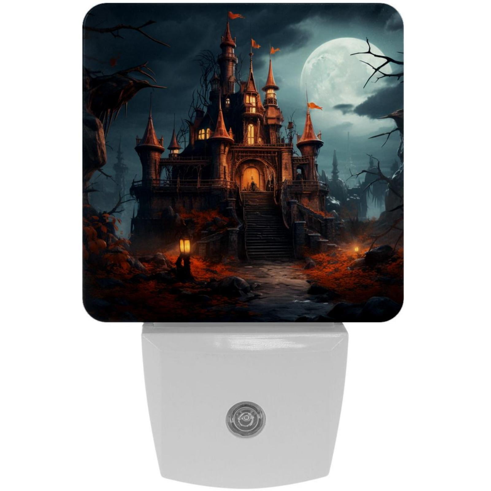 Halloween Castle LED Square Night Lights - Portable and Stylish for ...