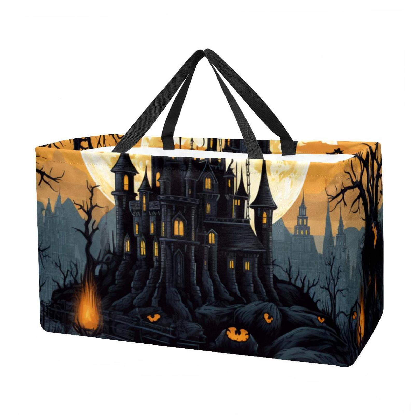 Halloween Castle Large Capacity Reusable Foldable Oxford Cloth Storage ...
