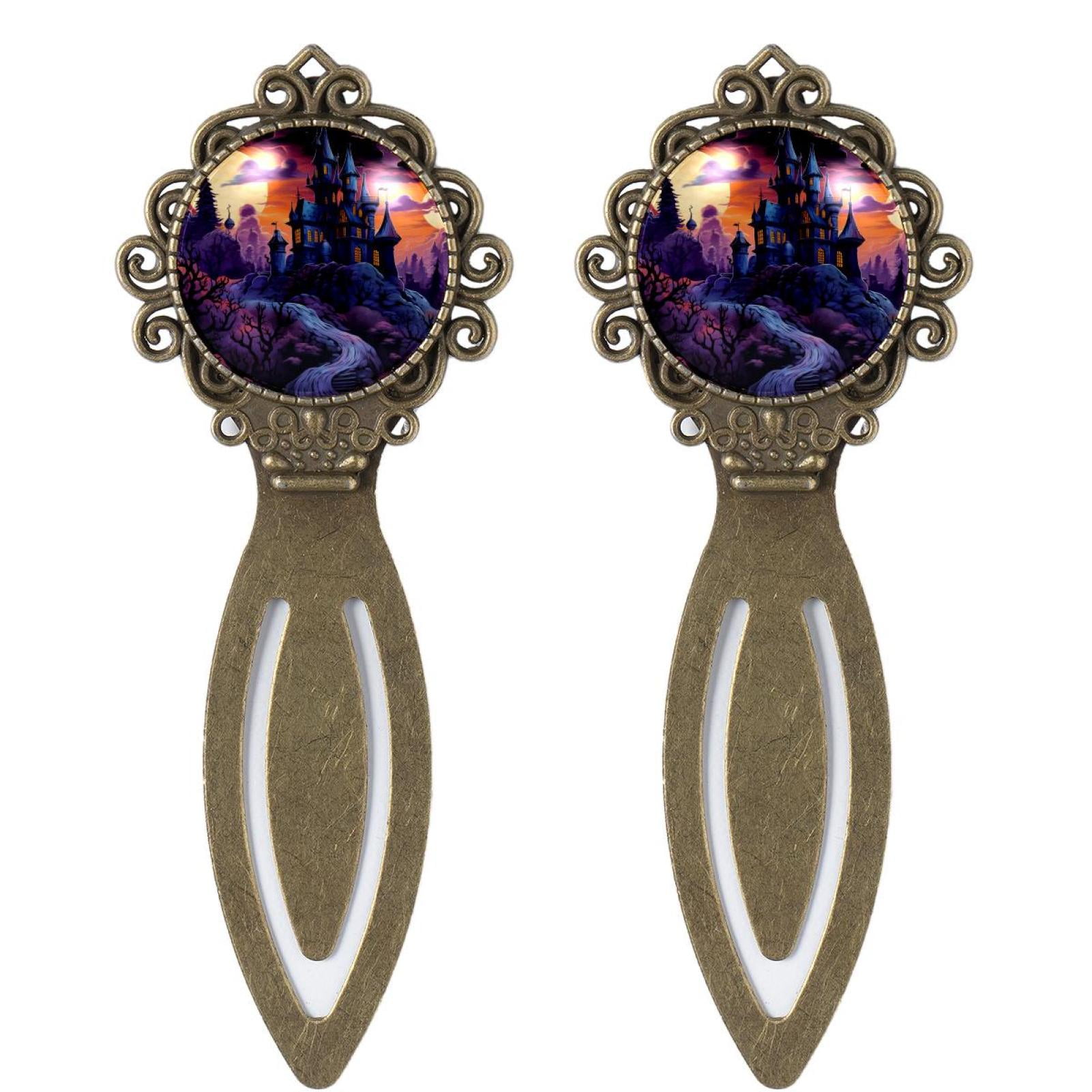 Halloween Castle Vintage Copper-Colored Lace Bookmarks: a Stainless ...
