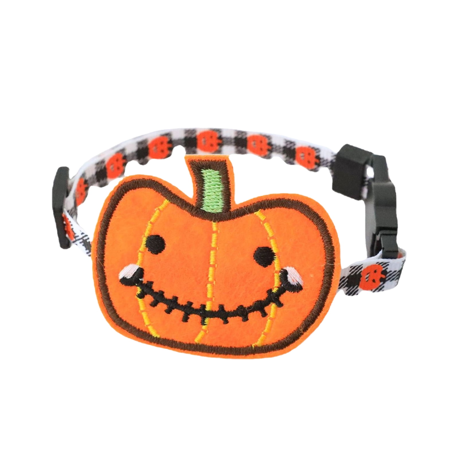 Halloween Cat Collar Quick Release Adjustable Polyester Fiber Collar ...