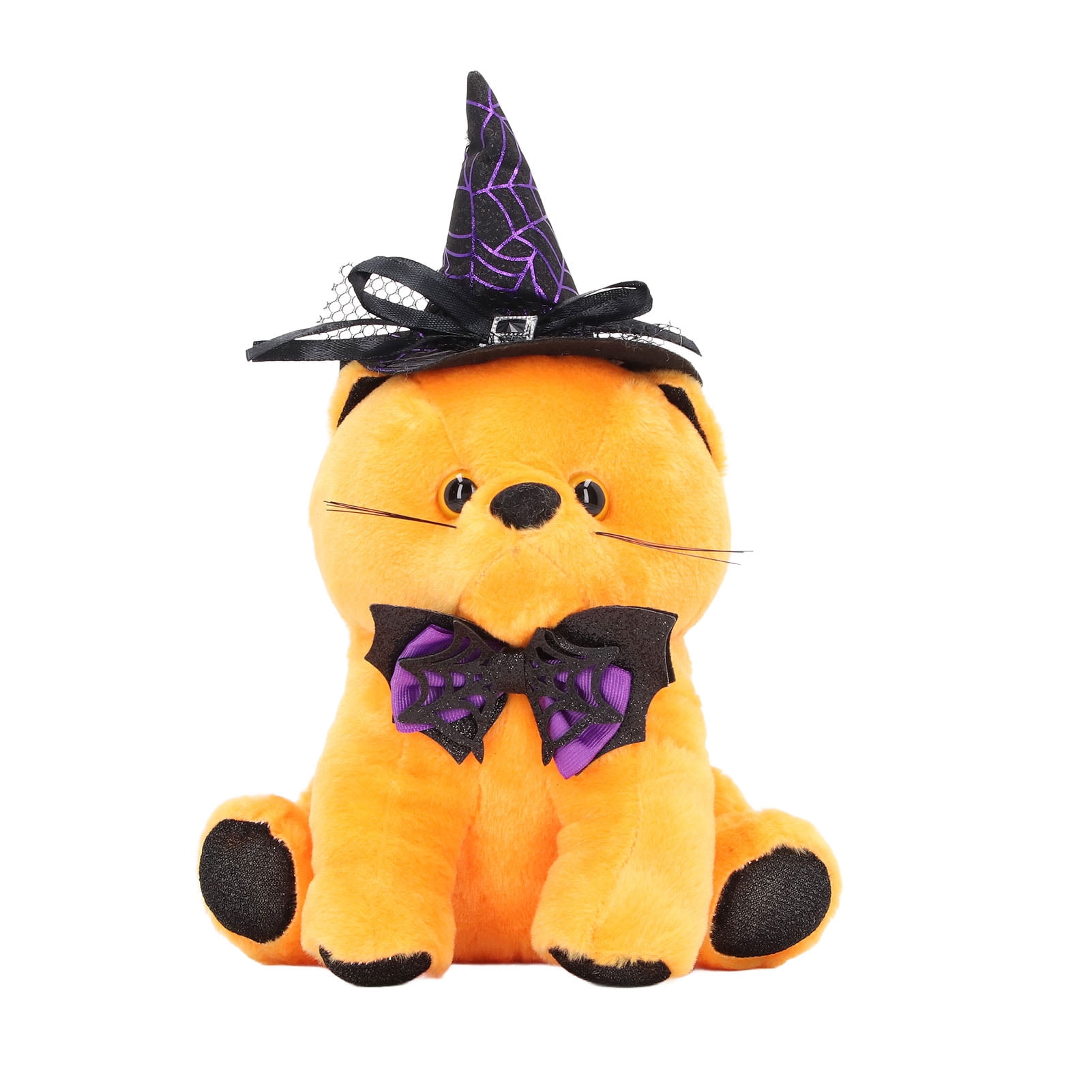 Halloween Cat Doll Cute Collectible Plush Animal Doll Decoration With ...