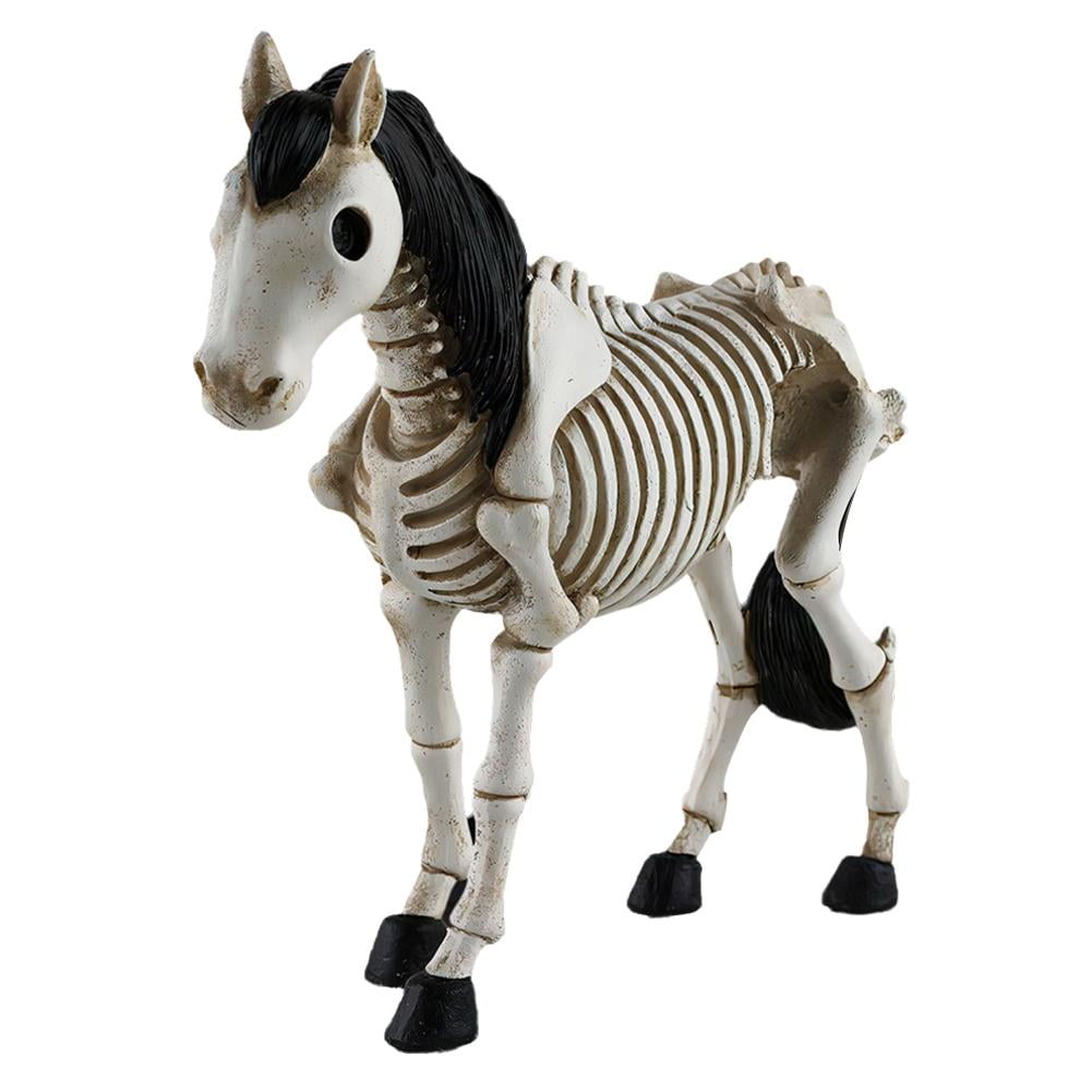 Halloween Cat Skeleton Decorations Horse Skeleton Halloween Party Prop ...