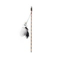 Halloween Cat Teaser Wand - With Pumpkin Ghost Decoration Feathers ...