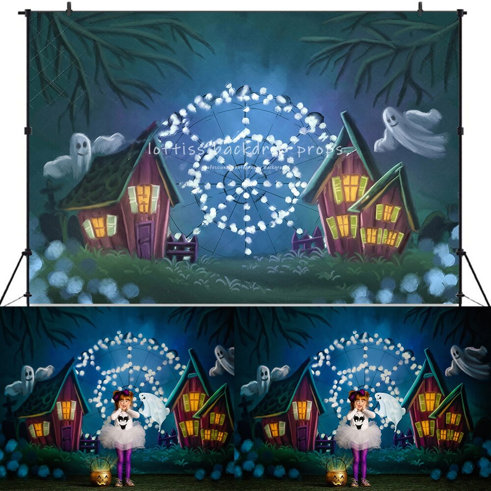 Halloween Celebration Backdrops Kids Adult Photography Birthday Baby ...