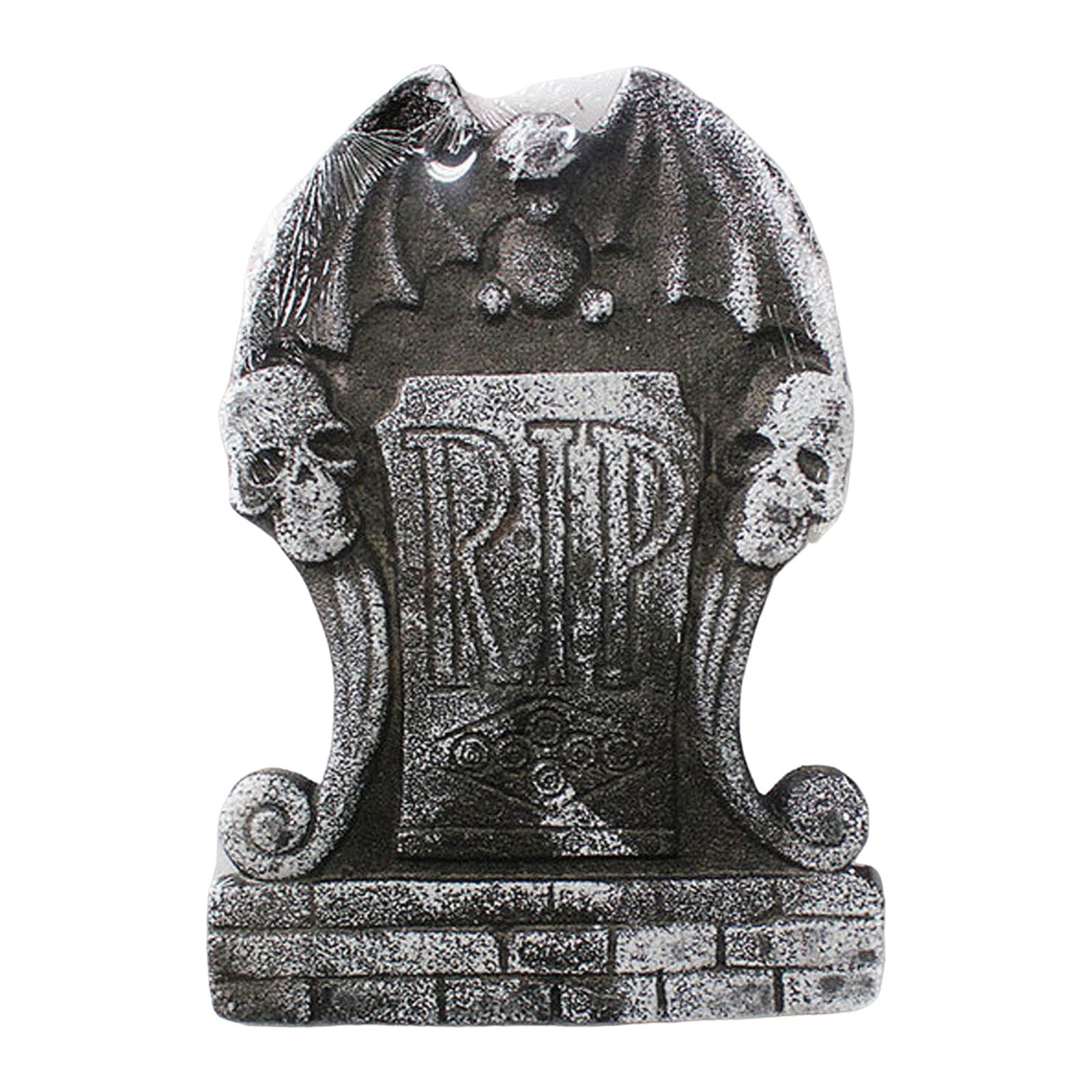 Halloween Cemetery Foam Tombstone Decoration, Plug In Garden Prop, Bar ...