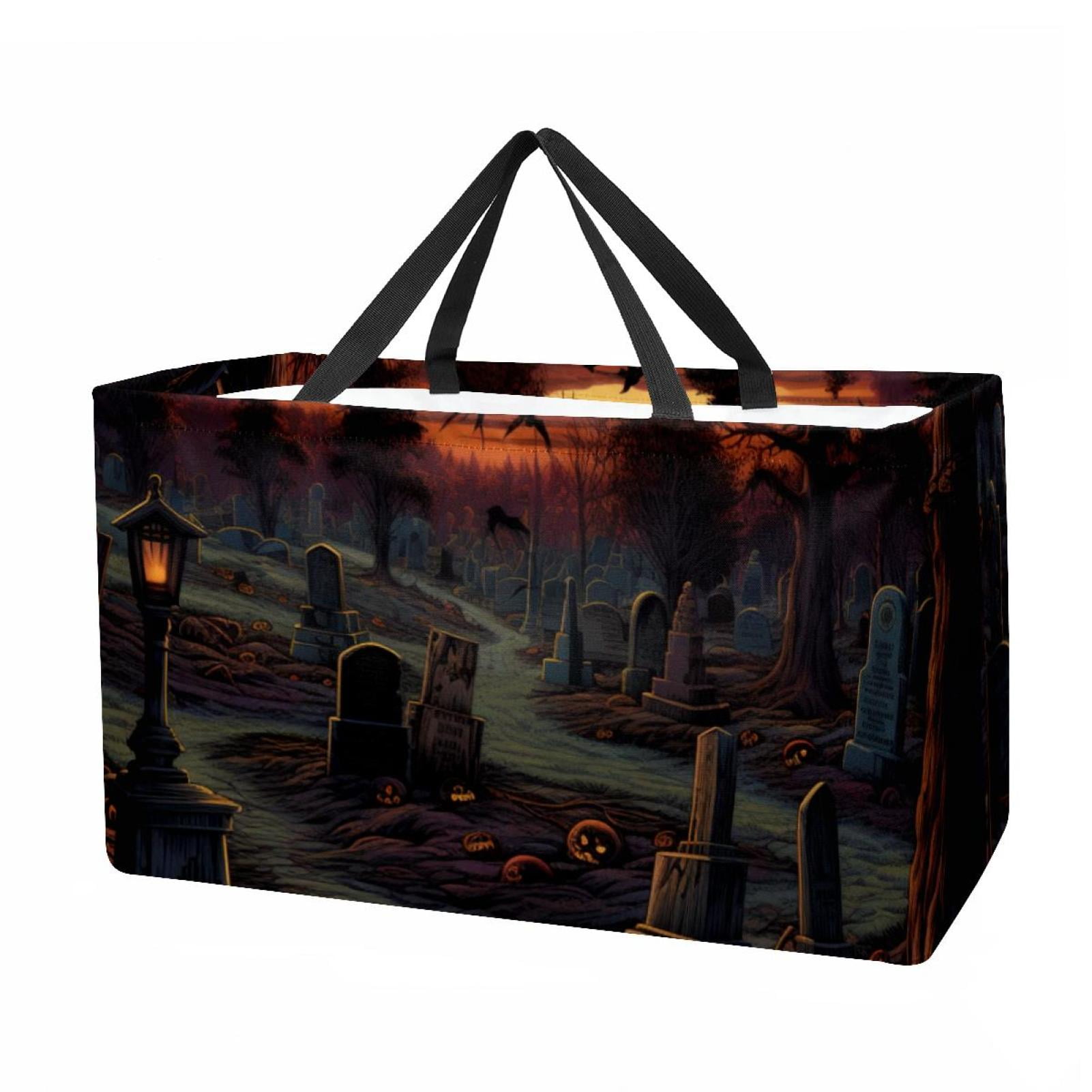 Halloween Cemetery Large Capacity Reusable Toy, Picnic, and Storage ...