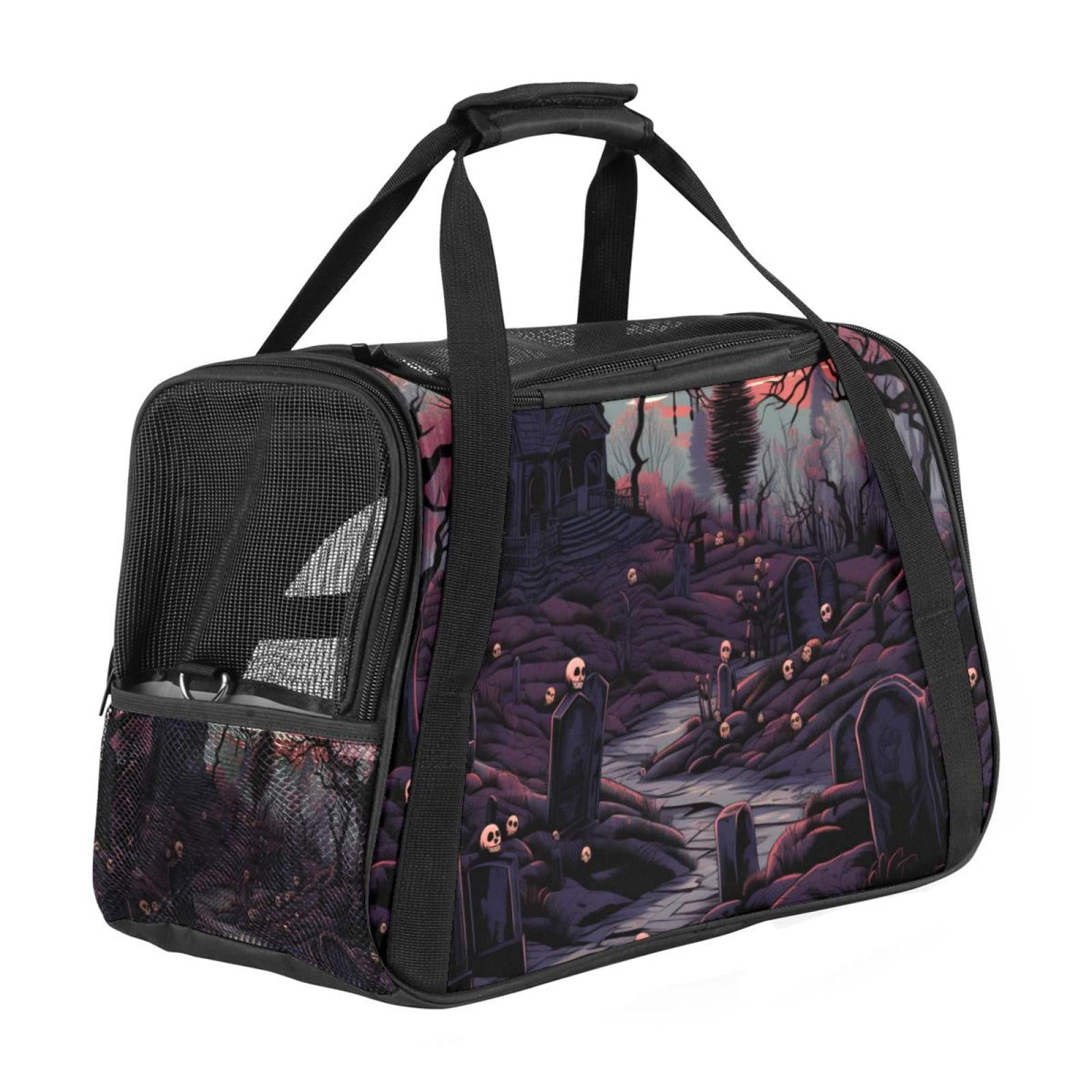 Halloween Cemetery Premium Fabric Pet Bag - Durable 900D Oxford Cloth ...