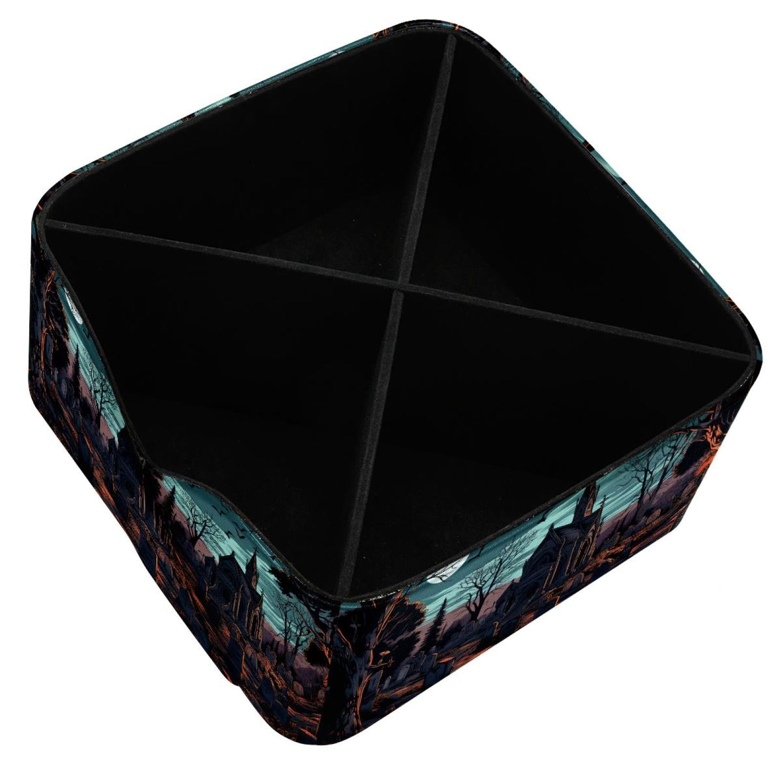 Halloween Cemetery Square Pencil Organizer with 4 Compartments ...