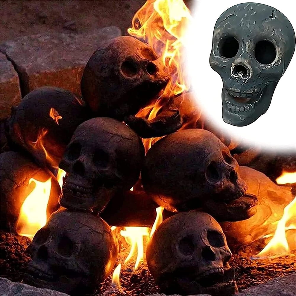 Halloween Ceramic Fire Pit Skull, Ceramic Fire Pit Skull Halloween ...