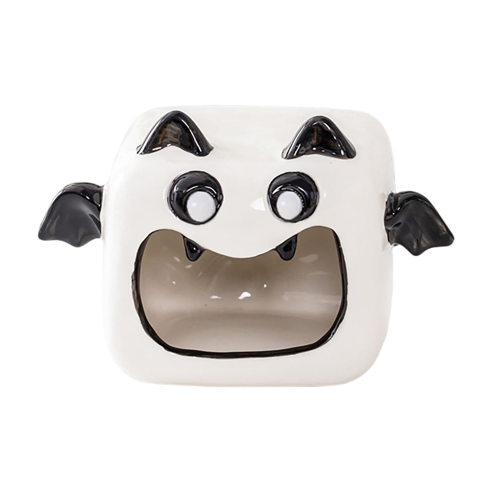 Halloween Ceramic Ghost Candlestick Candy Bucket, Halloween Decorations ...