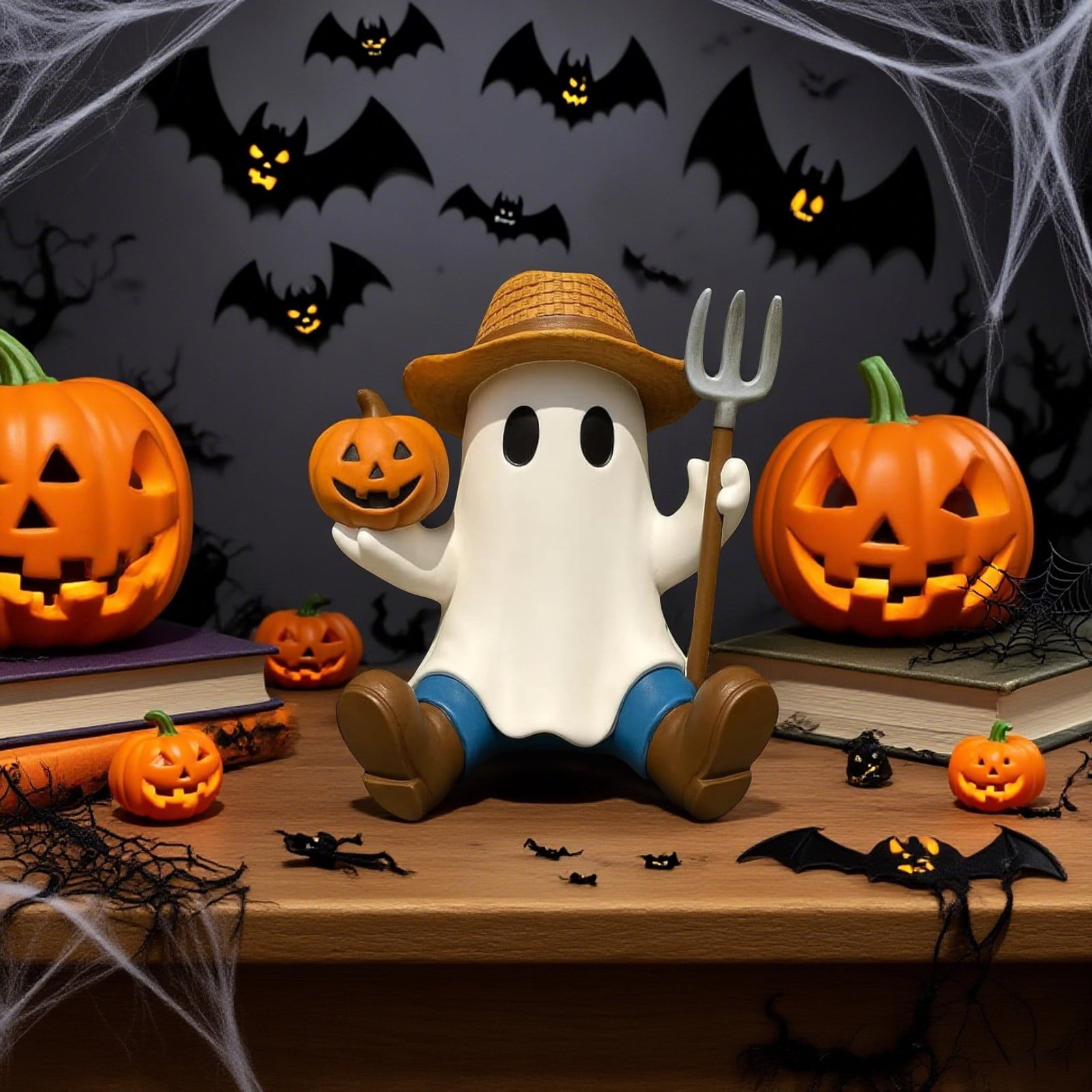 Halloween Character Ghosts Statue Series, Cute Ghosts Resin Ghosts ...