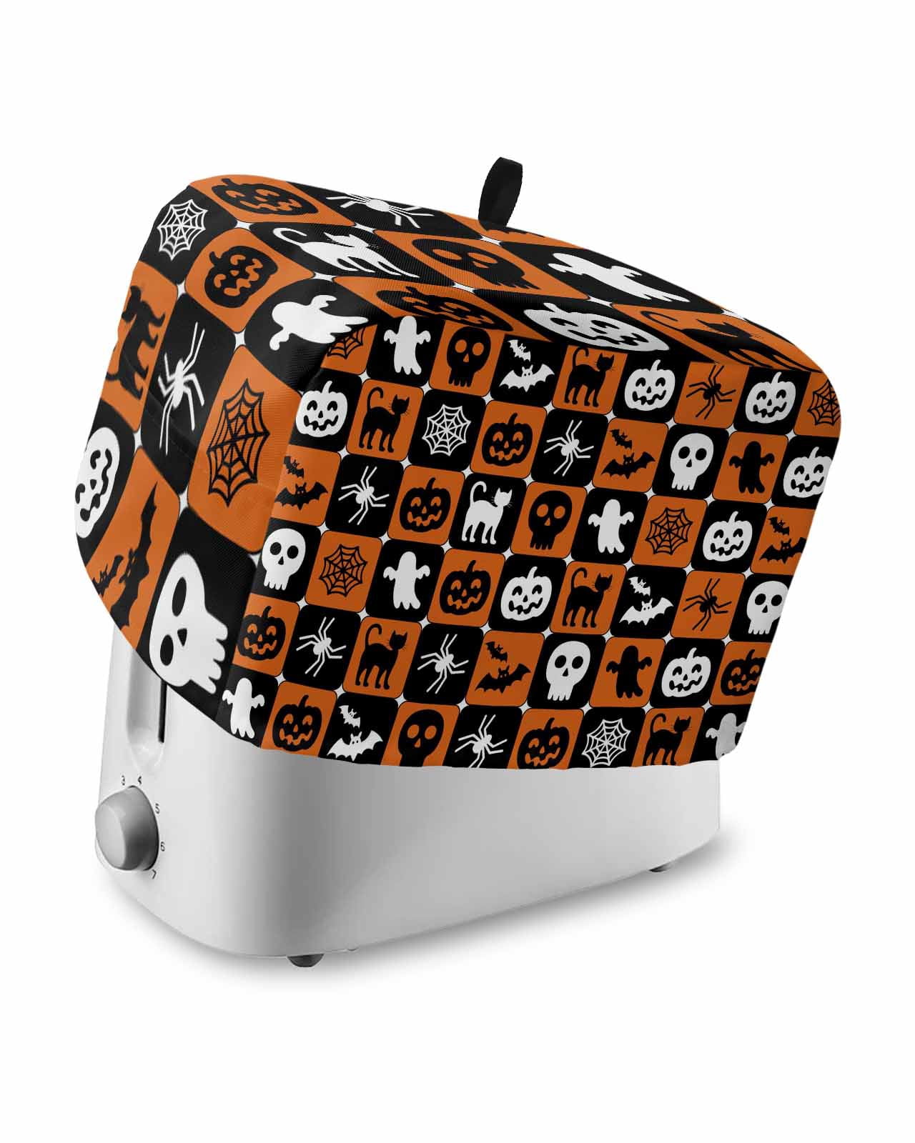 Halloween Checkered Small Toaster Cover 2 Slice, Kitchen Appliance ...