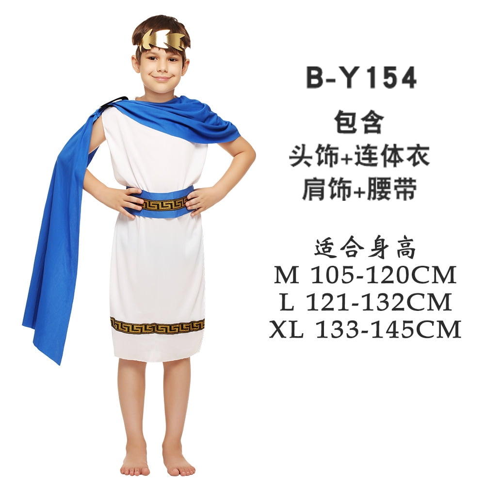 Halloween Children Costume Cos Egyptian Male Pharaoh Female Arenas ...