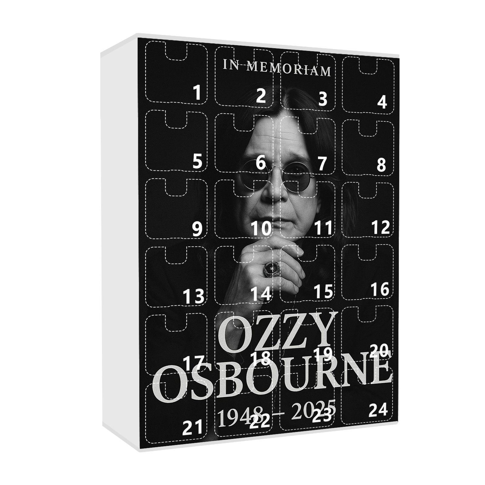 Ozzy Osbourne 2025 Advent Calendar - 24 Day Halloween Countdown Box with Acrylic Ornaments ...