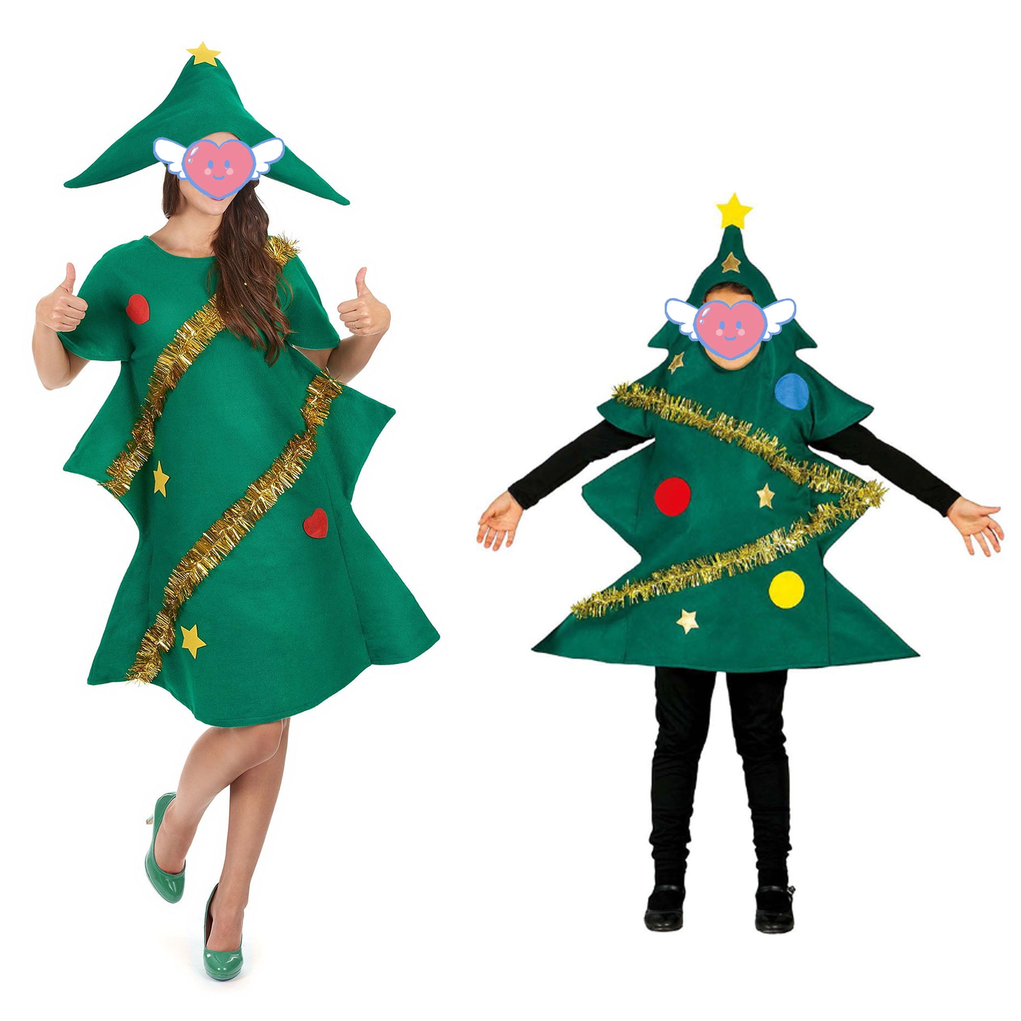 Halloween Christmas Costumes for Women Men Boy Girl Cosplay Costume ...