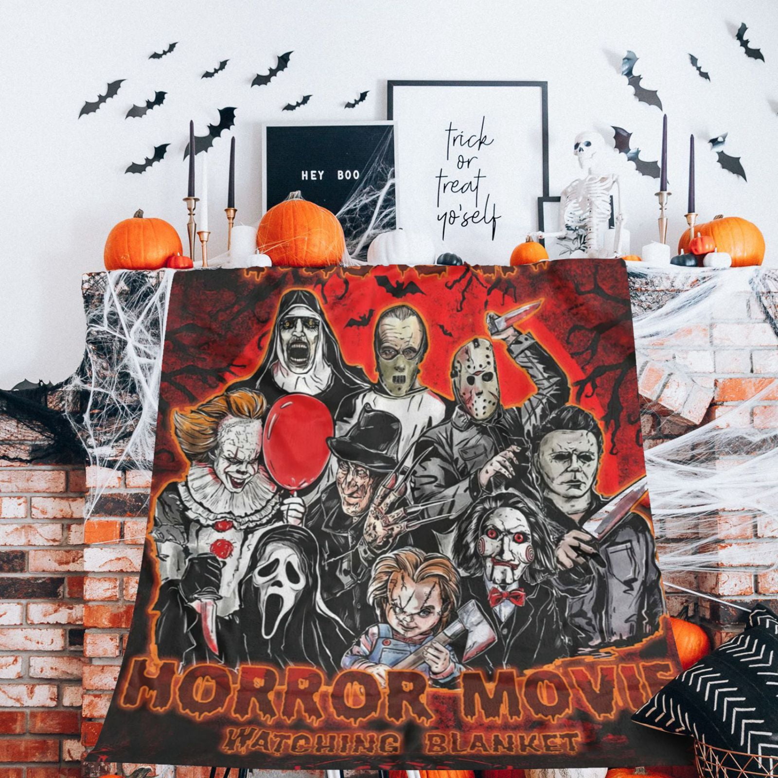 Halloween Christmas Horror Movie Fleece Lightweight Blanket Gift for ...