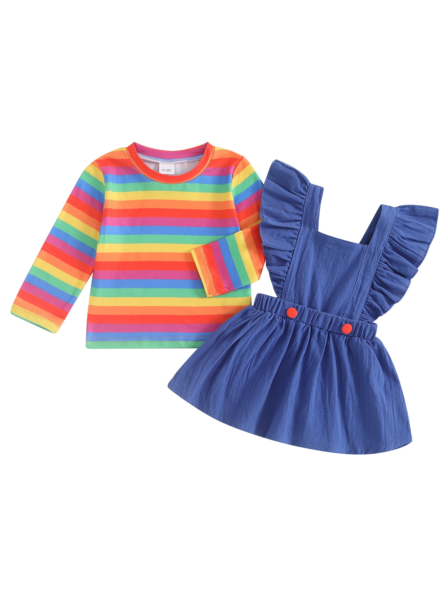 Halloween Chucky Doll Costume Toddler Baby Boy Girl Striped Shirts Tops ...
