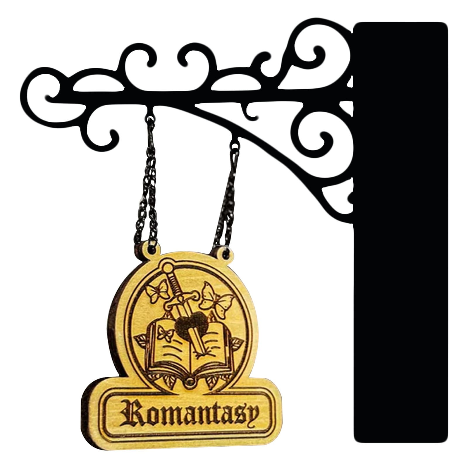 Halloween Classified Book Pendant - Book Tavern Signs – Genre Shelf ...