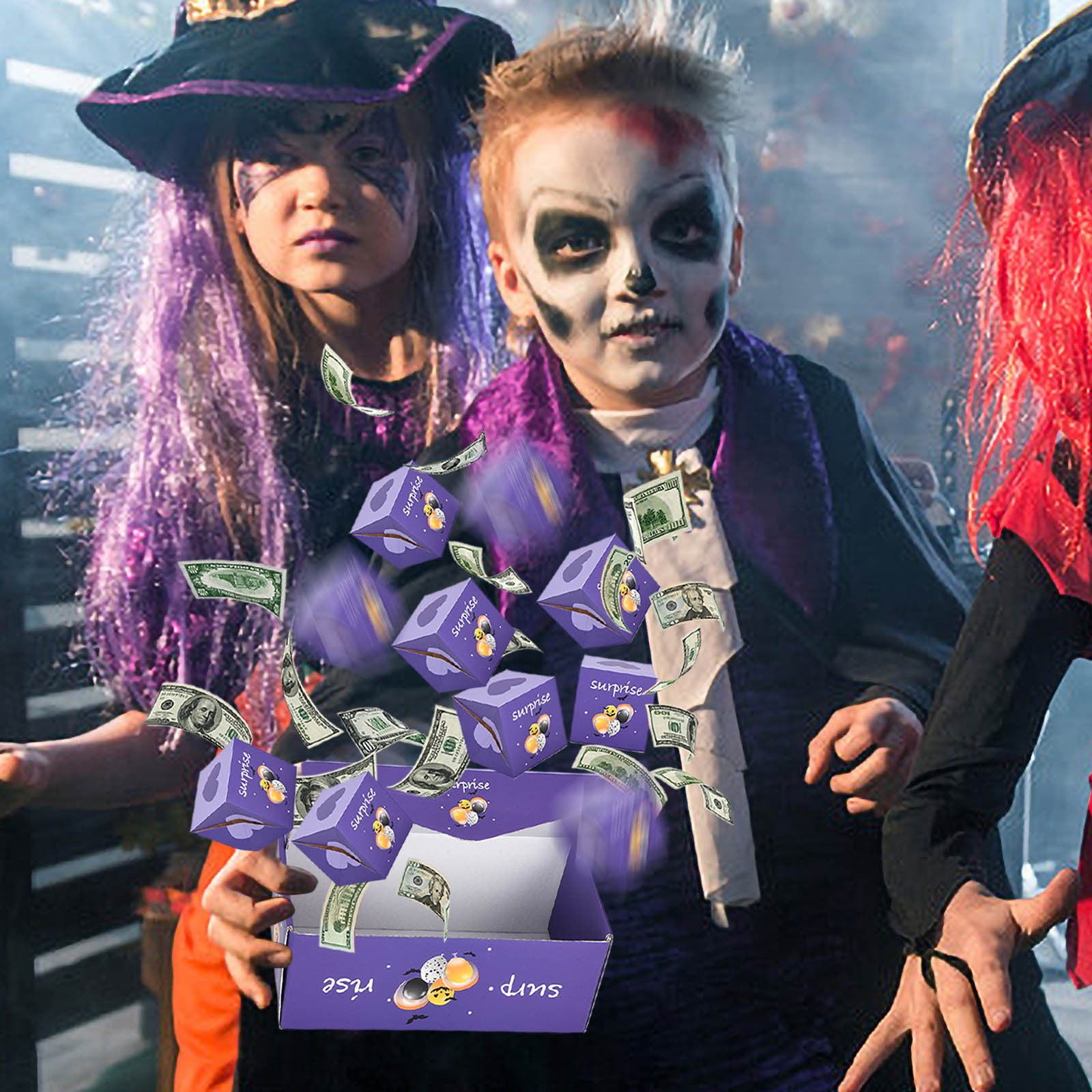 Halloween Clearance Birthday Surprise Gift Box Explosion for Money ...