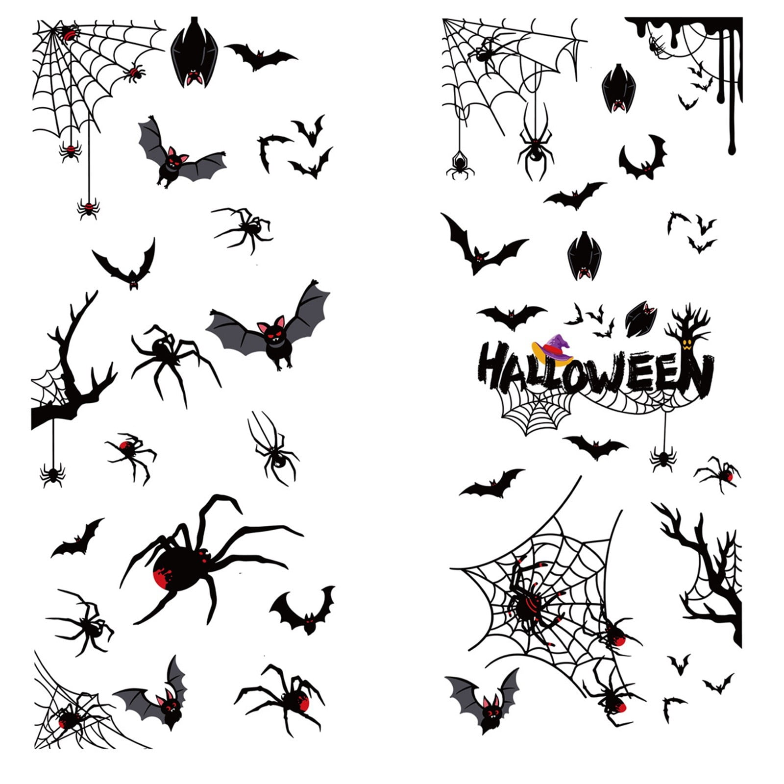 Halloween Clearance Fall Decorations For Home Halloween Wall Stickers ...