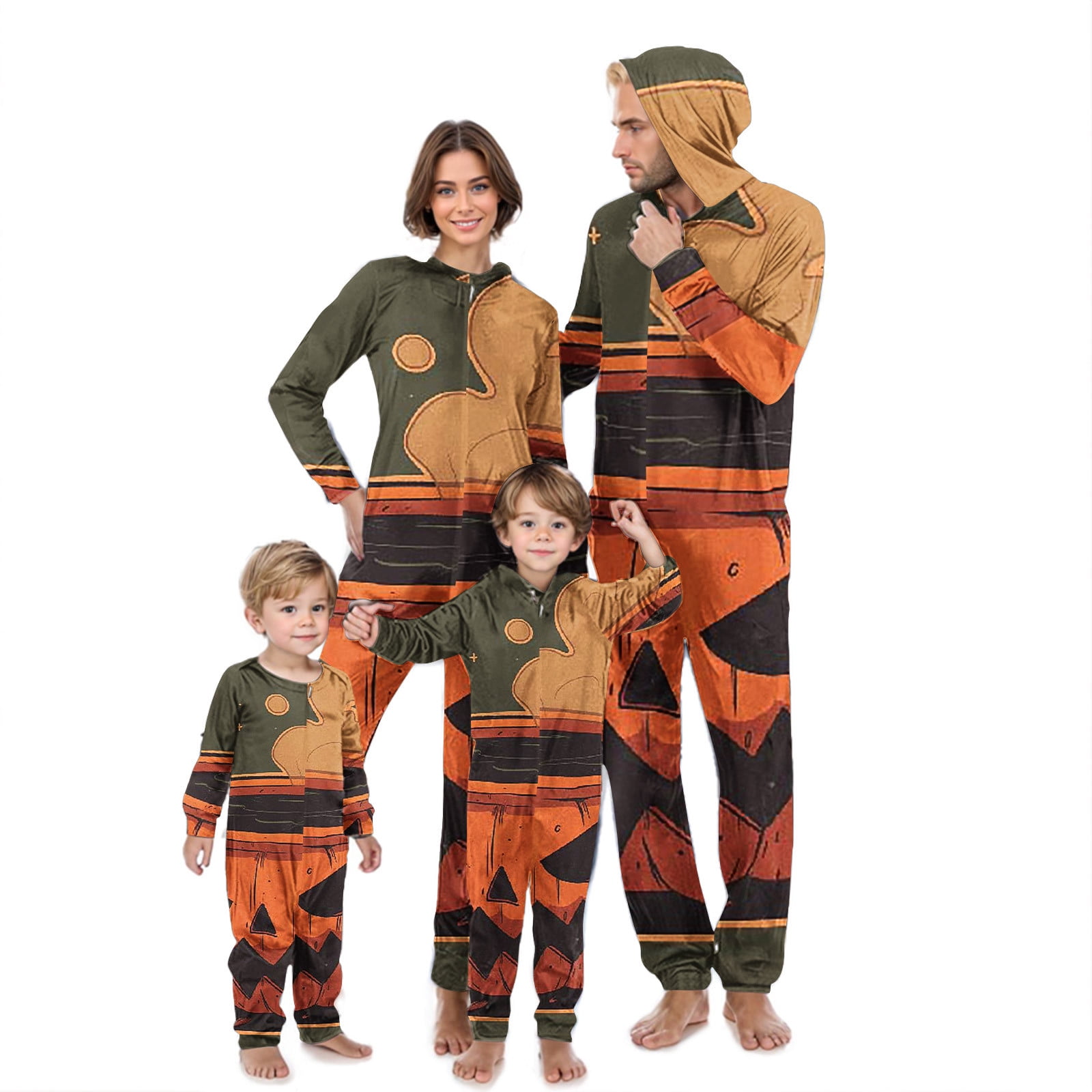 Halloween Clearance! Halloween Pajama Set for Women Plus Size Cute,Boys Girls Halloween Fashion ...