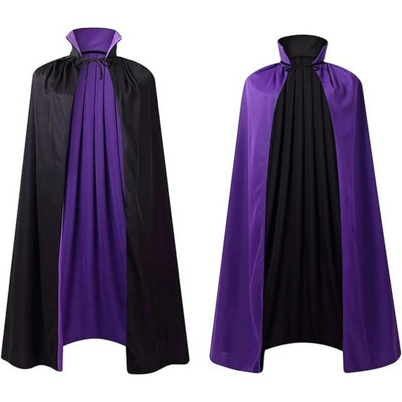 Halloween Cloak Cape for Elegant High Collar Design for Themed Parties ...