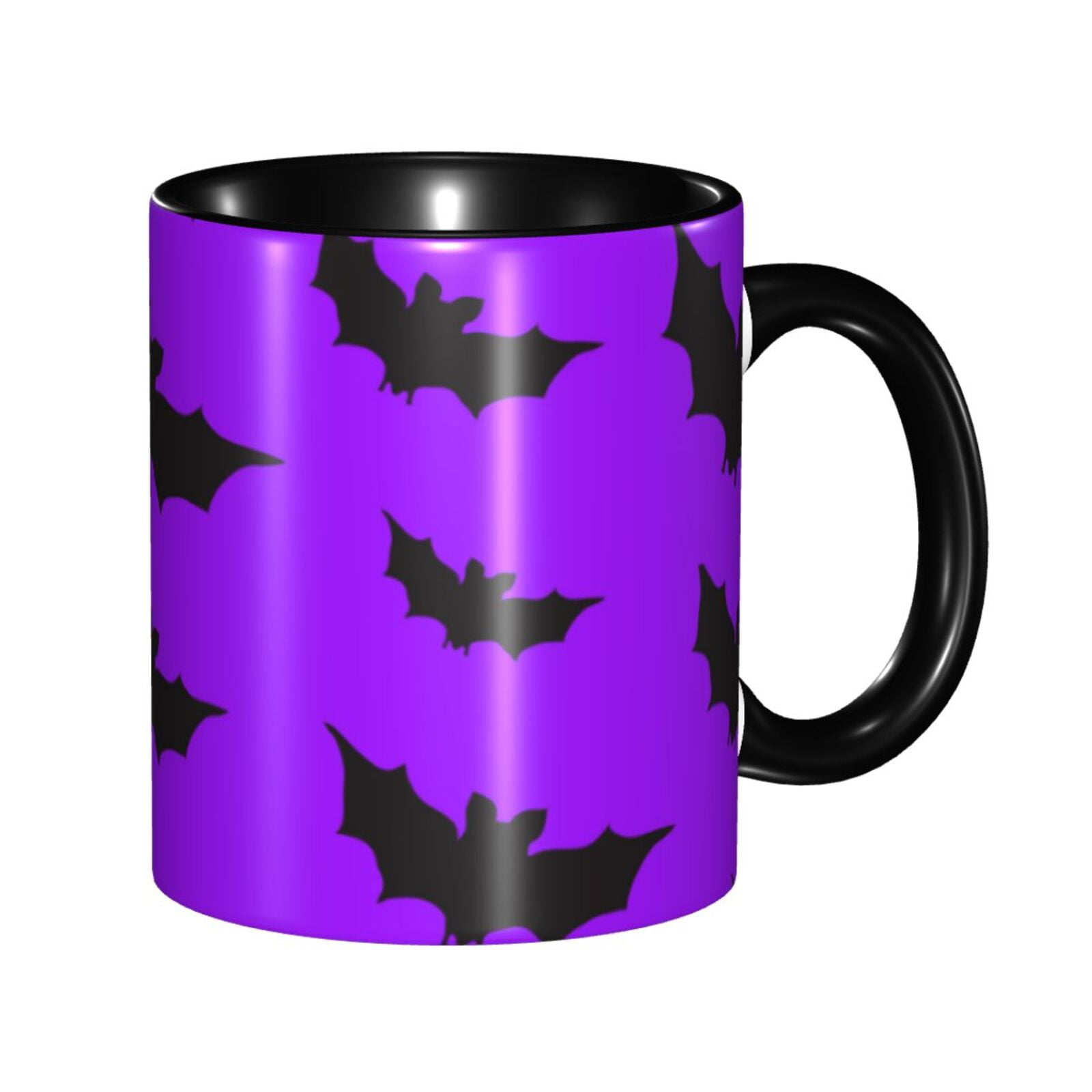 Halloween Coffee Mug, cute bats violent Halloween Ceramic Tea Cups ...