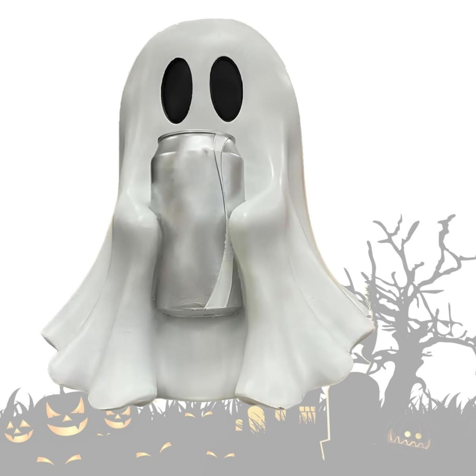 Halloween Coke Ghost - Cute Ghost Drink Can Holder, Fun & Practical ...
