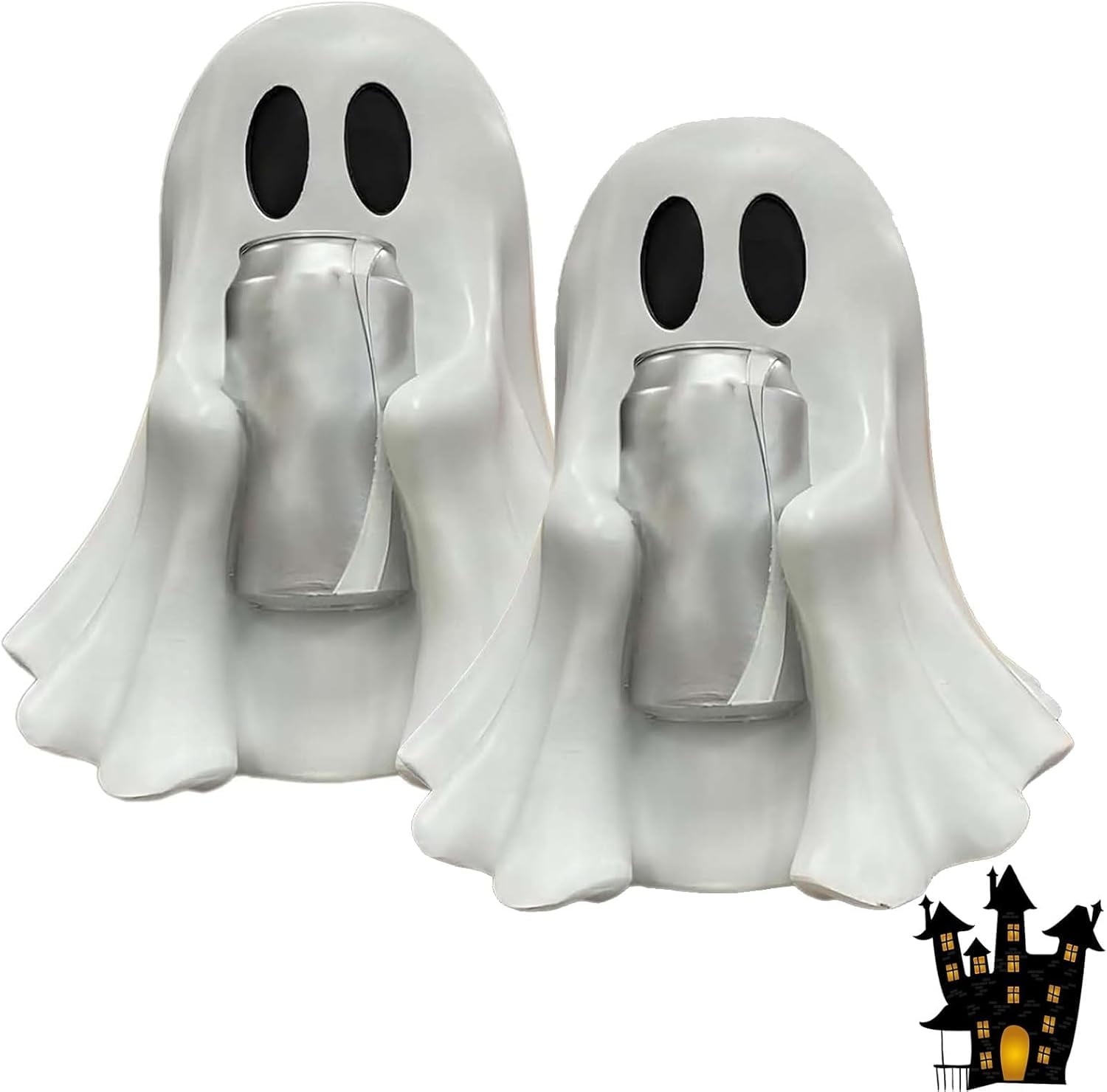 Halloween Coke Ghost, Cute Ghost Drink Can Holder, Spooky Fun Soda ...