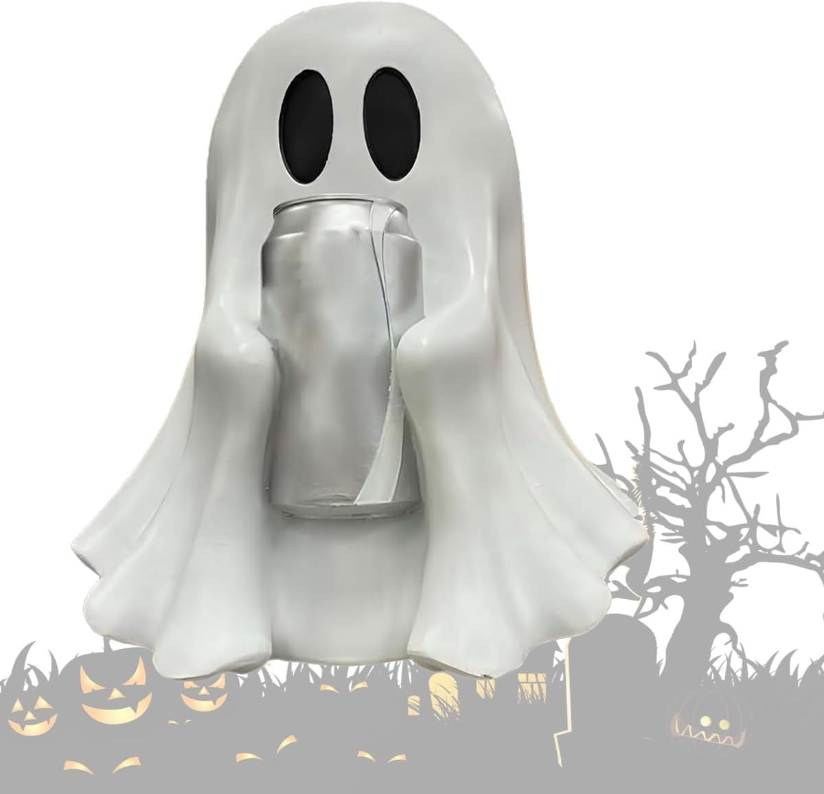 Halloween Coke Ghost, Cute Halloween Ghost Decor, Spooky Decor Drink ...