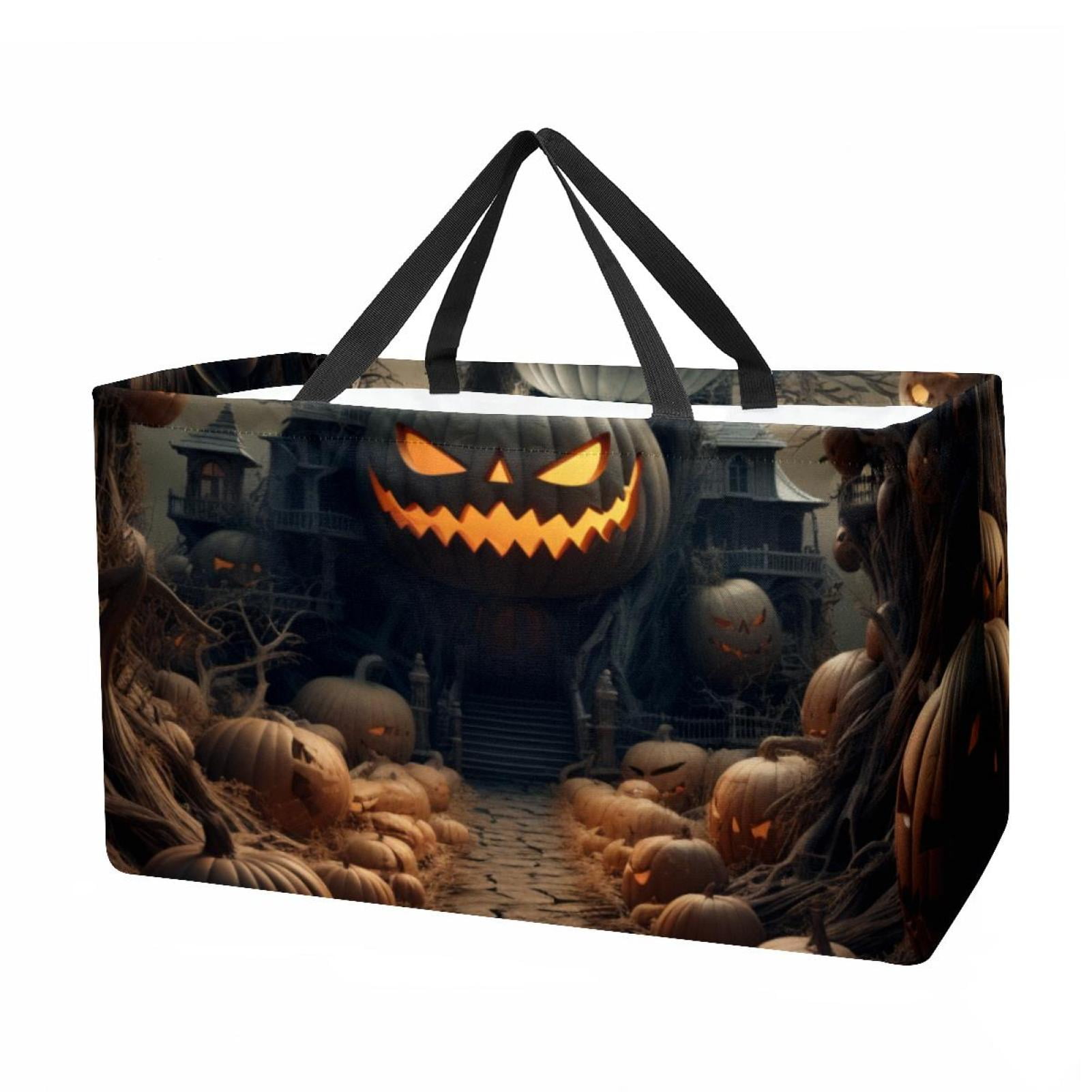 Halloween Collapsible Oxford Cloth Storage Bins Toy Basket Tote Bag ...