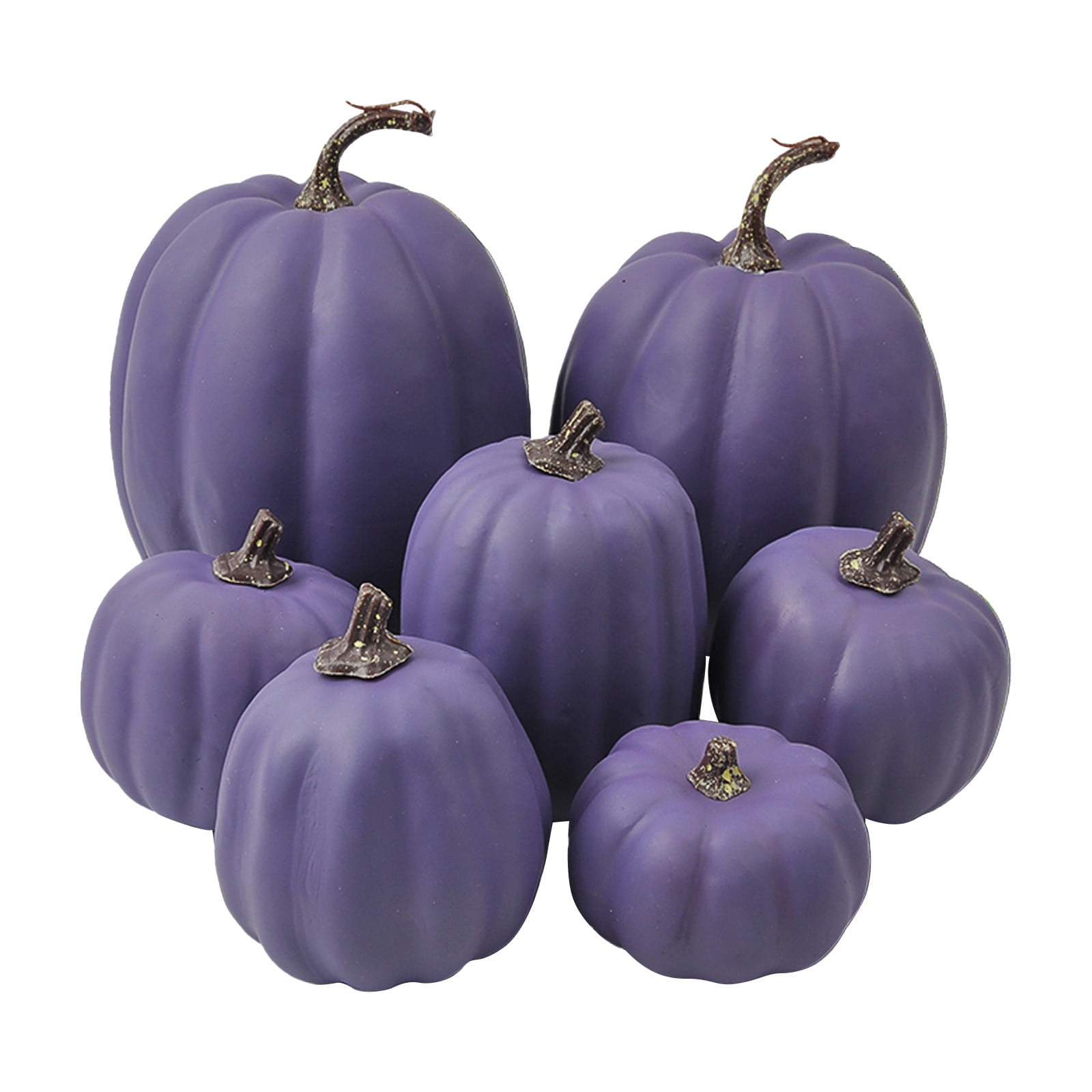 [Halloween Colorful Pumpkin Ornament Set 7Pc], Assorted Sizes ...