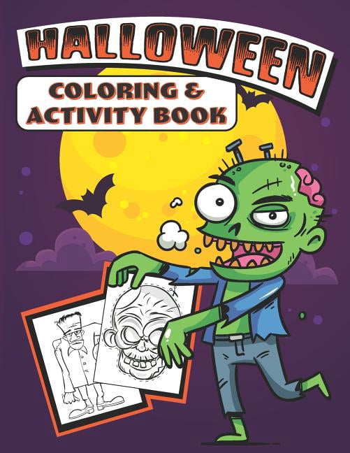 Halloween Coloring & Activity Book (Paperback) - Walmart.com