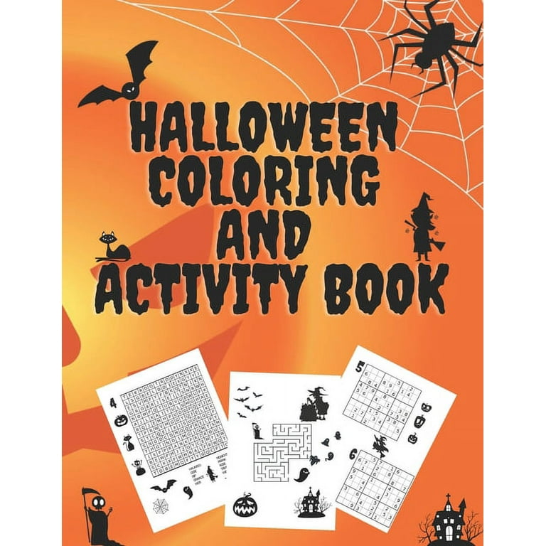 coloring books web pages for halloween