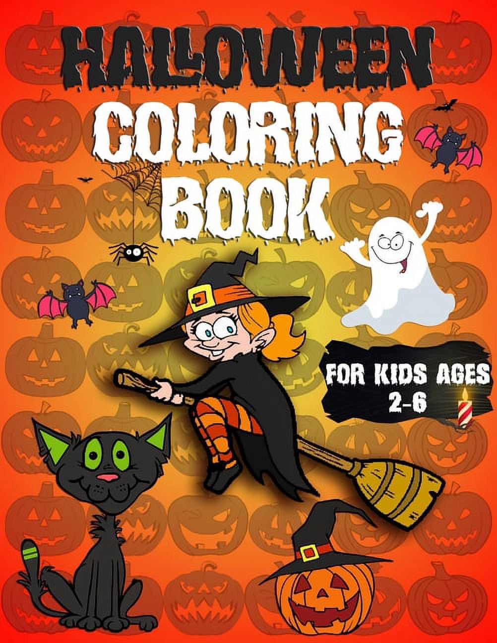 Halloween Coloring Book: : with Beautiful Witches, Ghost, Spooky ...