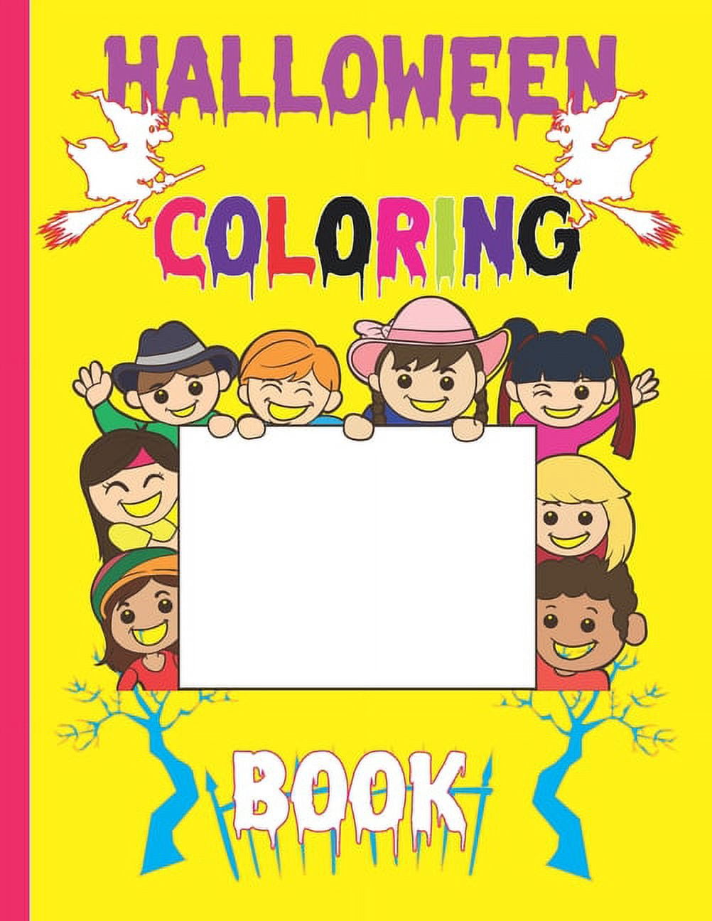 Halloween Coloring Book: Children Coloring for Kids Color Yalow: Boys ...