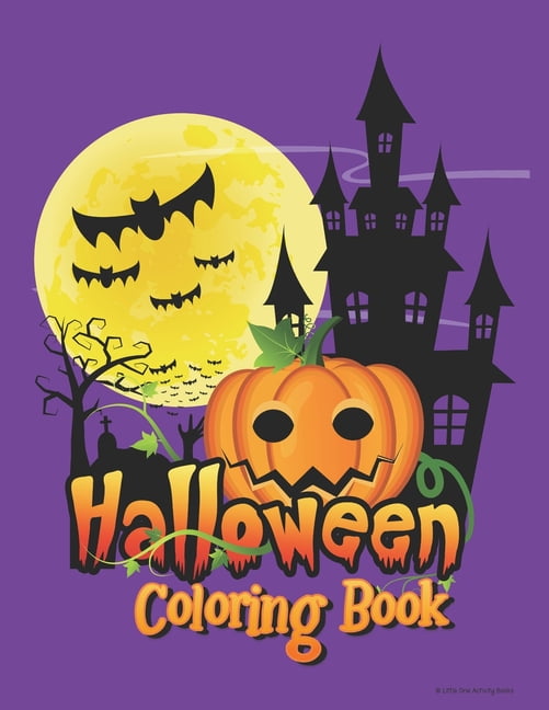 Halloween Coloring Book: A Cute Collection of Fun and Easy Coloring ...
