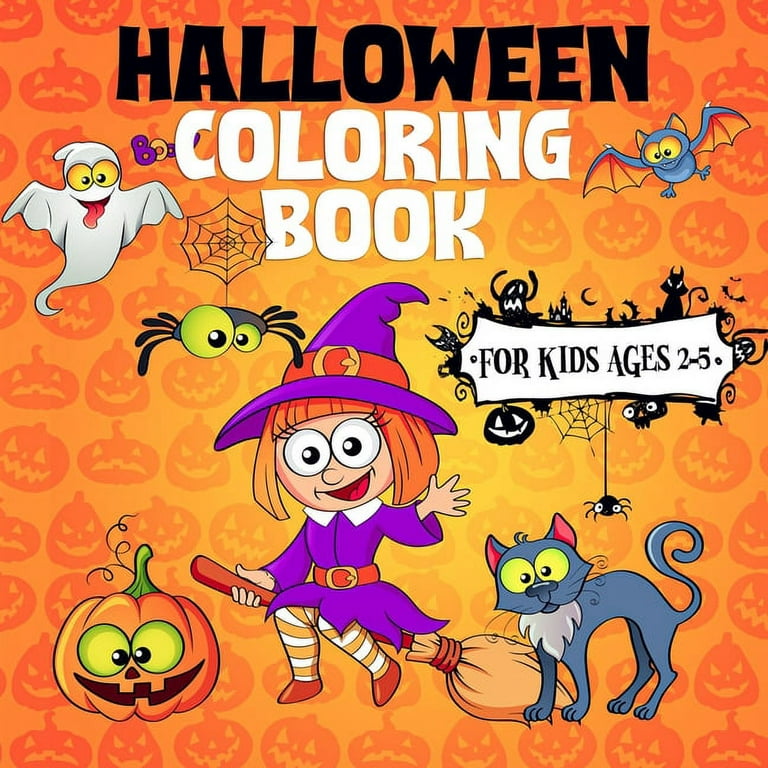 coloring pages of halloween for preschoolers