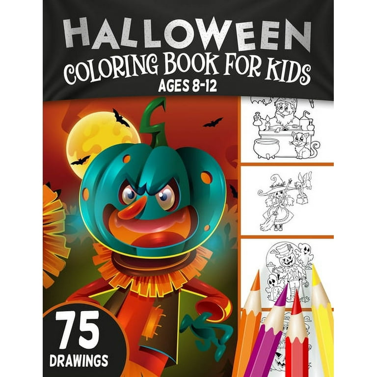 halloween coloring pages kids easy