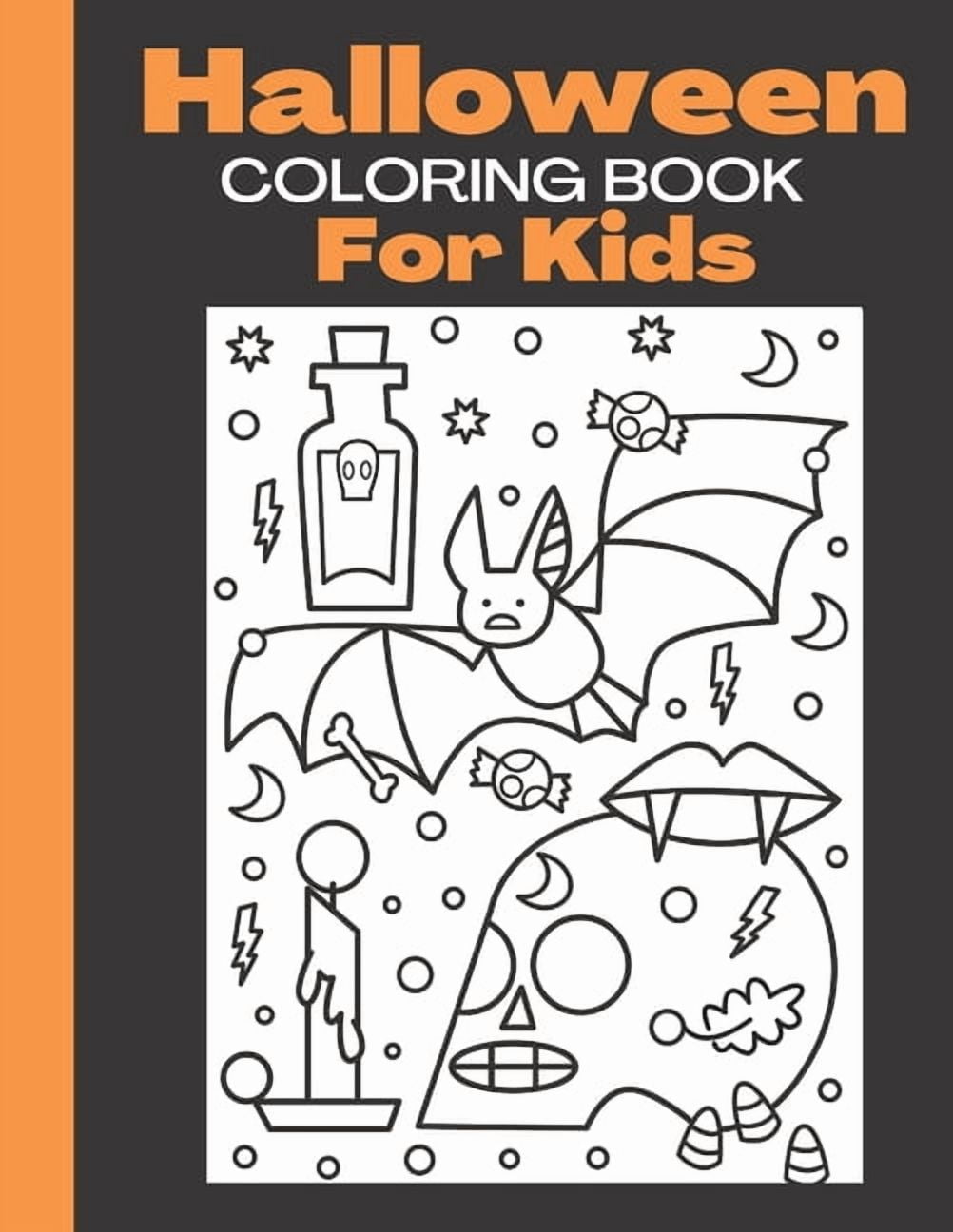 Halloween Coloring Book For Kids: Children Halloween Books (Paperback ...